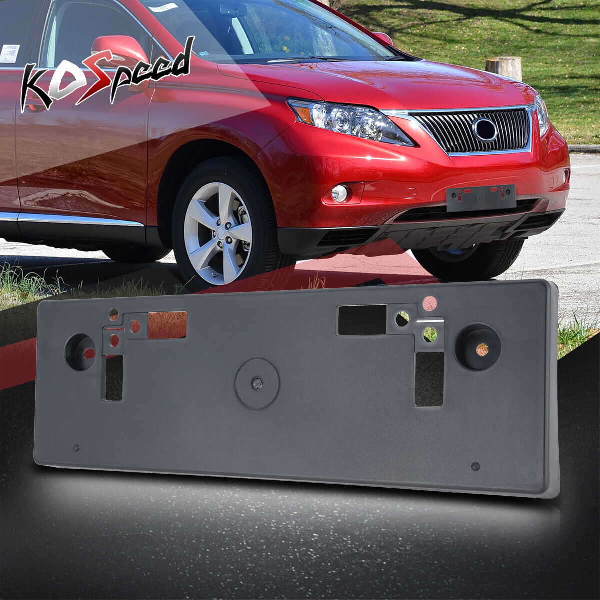 Front Bumper License Plate Holder Mounting Bracket for 10-12 Lexus ...