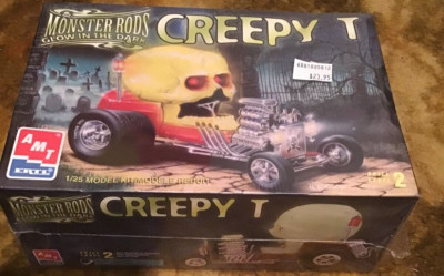 CREEPY T MONSTER RODS GLOW IN THE DARK BY AMT/ERTL 1/25TH SCALE | eBay