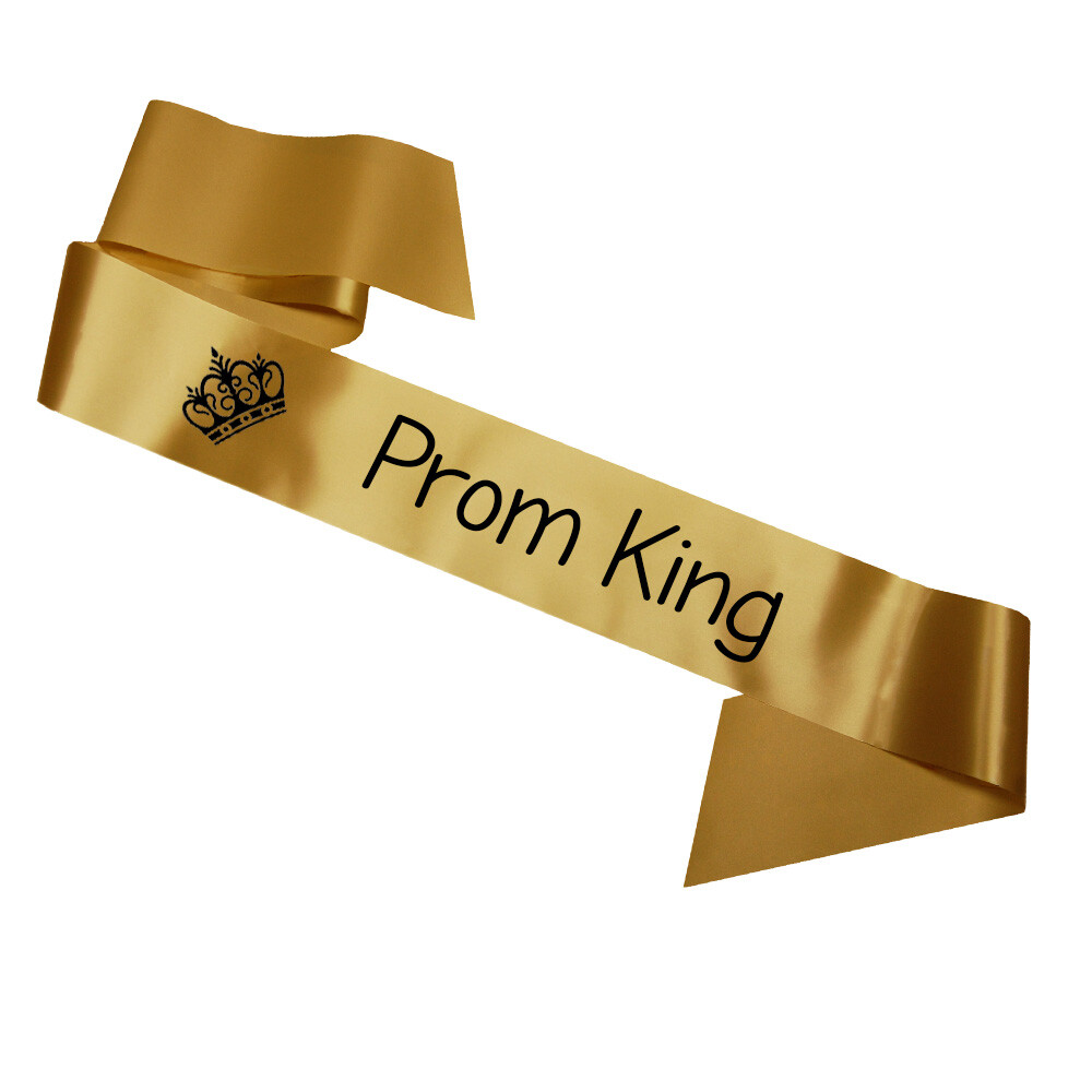 PROM KING PROM QUEEN SASH HIGH SCHOOL NIGHT LEAVERS DO GRADUATION ...