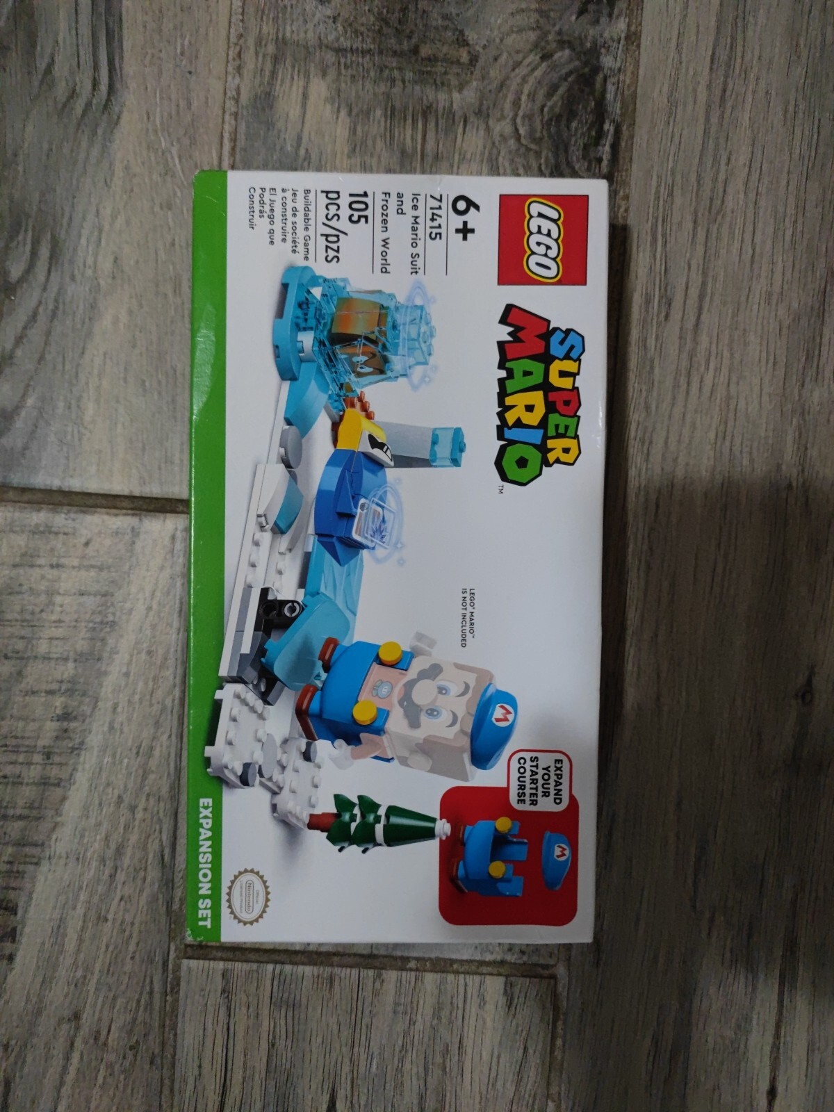 LEGO SUPER MARIO: Ice Mario Suit and Frozen World Expansion Set (71415 ...