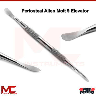 Allen Molt 9 Periosteal Elevator Implant Oral Surgery Instruments Flap ...