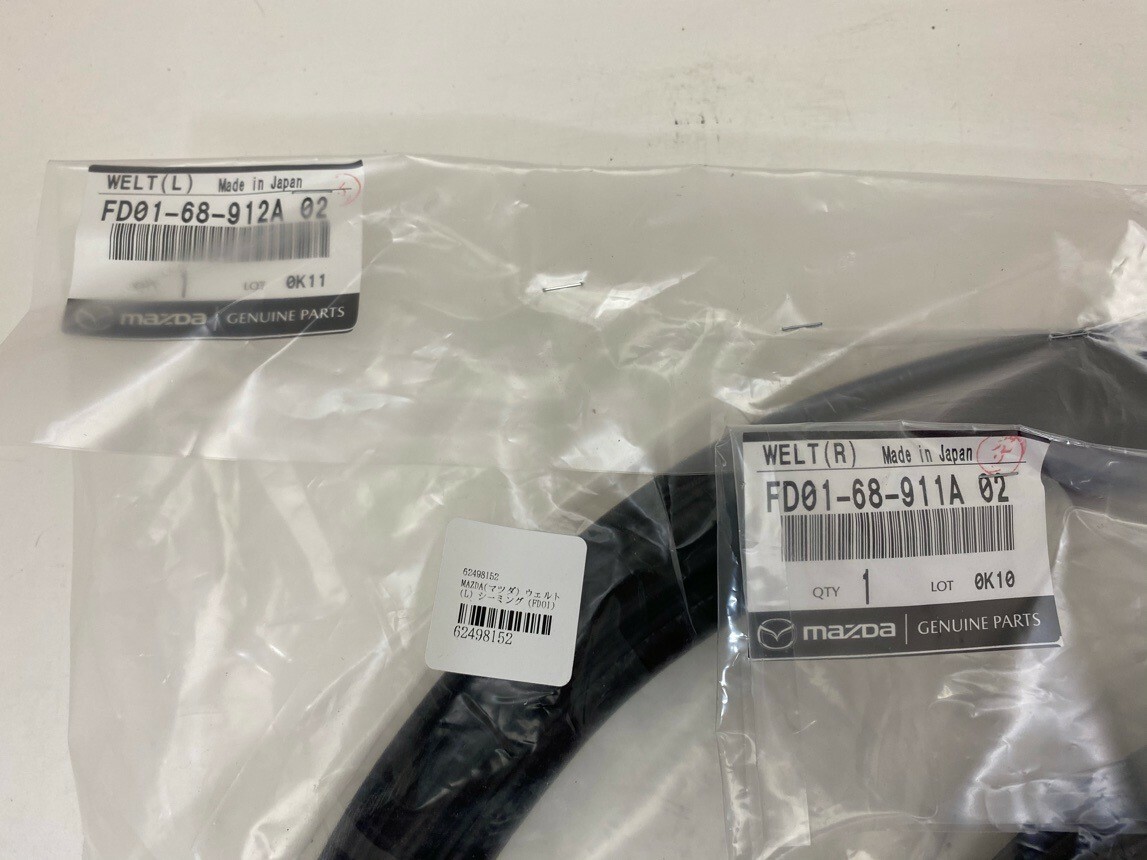 MAZDA RX-7 FD3S GENUINE Door Seaming Welt Mall FD01-68-912(911)A02 NEW ...