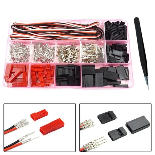 RC Models 40 Set Female Crimp Pin Cable Kit with JST SYP Futaba ...