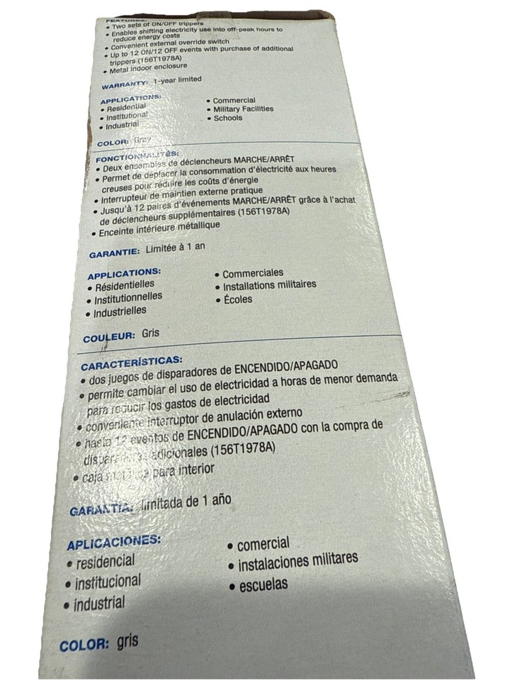 Intermatic WH40 Electric Water Heater Timer, 250 volts, Gray ...