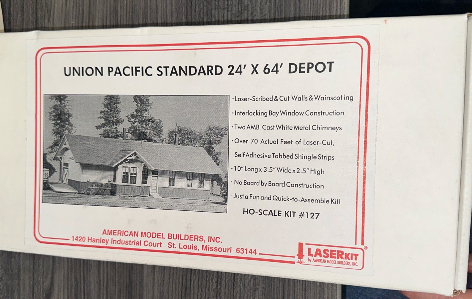 American Model Builders LaserKit HO Scale Kit #127 Union Pacific Standard NOS | eBay