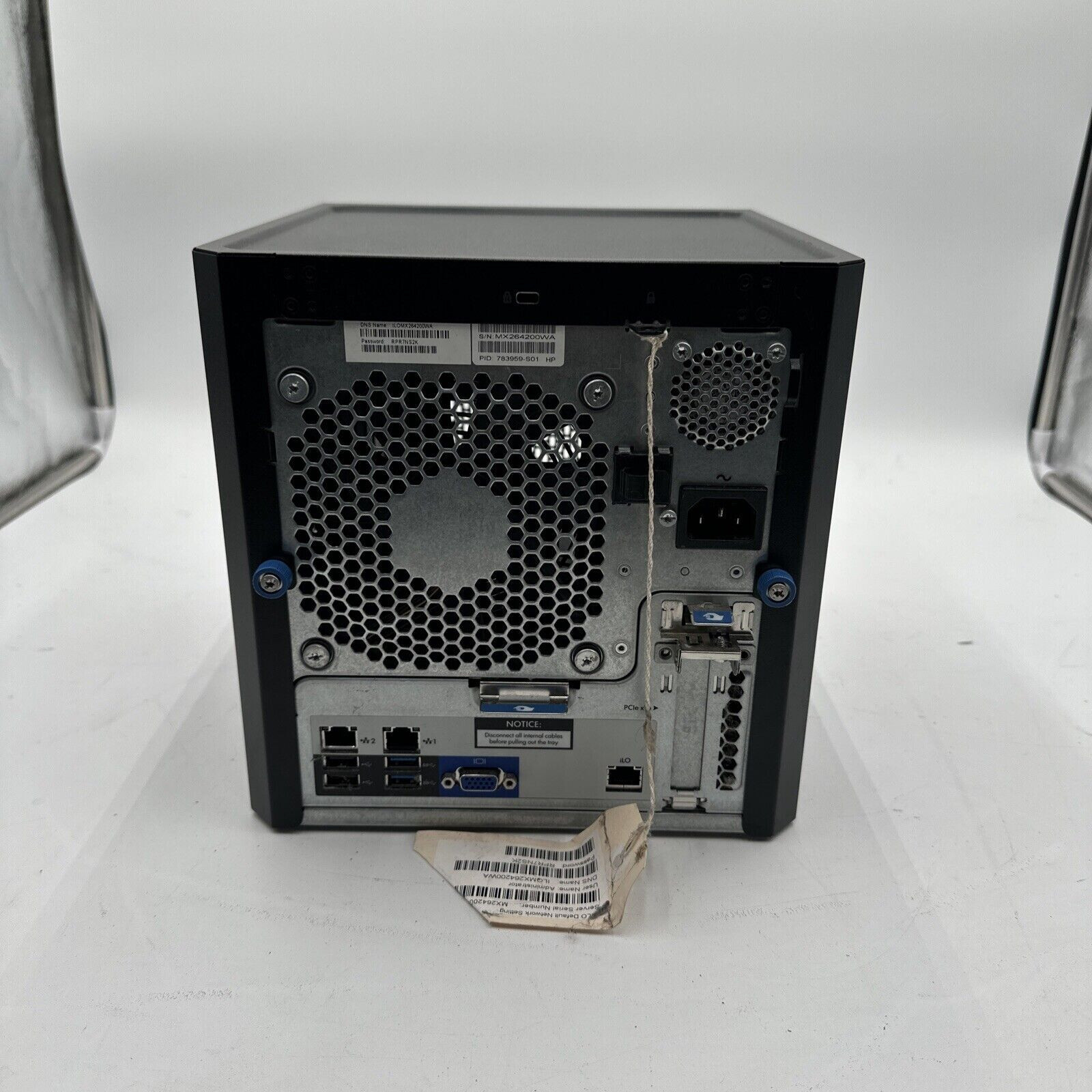 HP Proliant MicroServer Gen 8 2.3GHz CPU 16GB RAM NO DRIVES/CADDIES ...