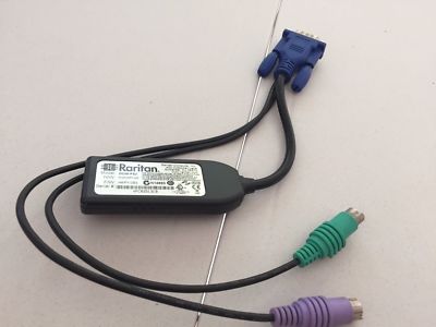 KVM CABLE Raritan KX KXII KXIII DCIM-PS2 VGA KVM SWITCH EXTENDER Dongle ...