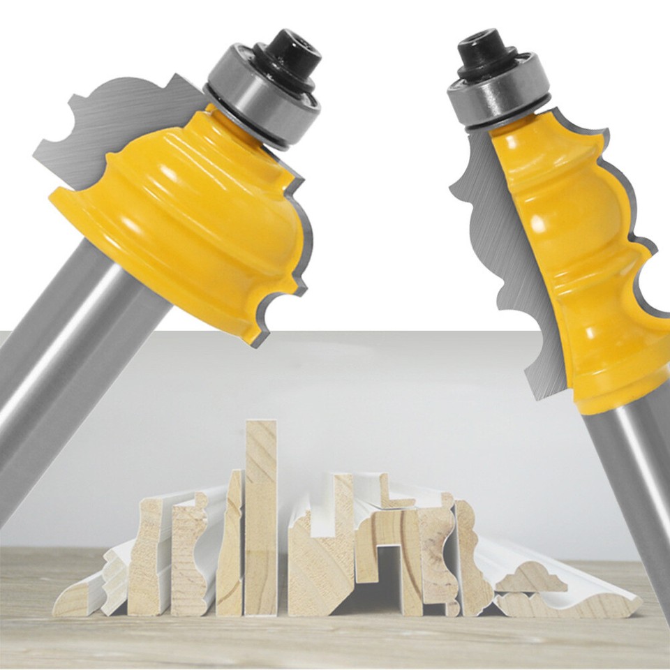 1/2 12.7mm Shank Molding Architectural Router Bit Profile Edge Cutter ...