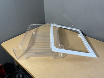 NICE! Genuine WHIRLPOOL Meat Deli Snack Pan Drawer & Flexi Slide Bin ...
