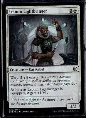 Leonin Lightbringer - 20 - Foil - ONE - NM - MTG - Magic the Gathering ...
