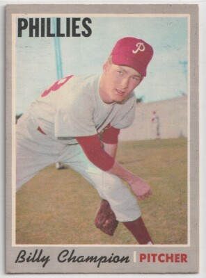 1970 OPC O-Pee-Chee #149 Billy Champion Philadelphia Phillies | eBay