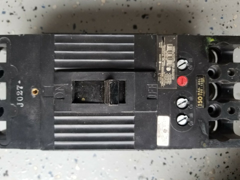 General Electric TFJ236150 Circuit Breaker 150A 600V 3P TFJ 150 Amp Mag ...