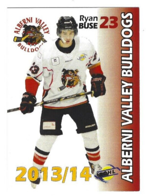 2013-14 Alberni Valley Bulldogs (BCHL) Ryan Buse | eBay