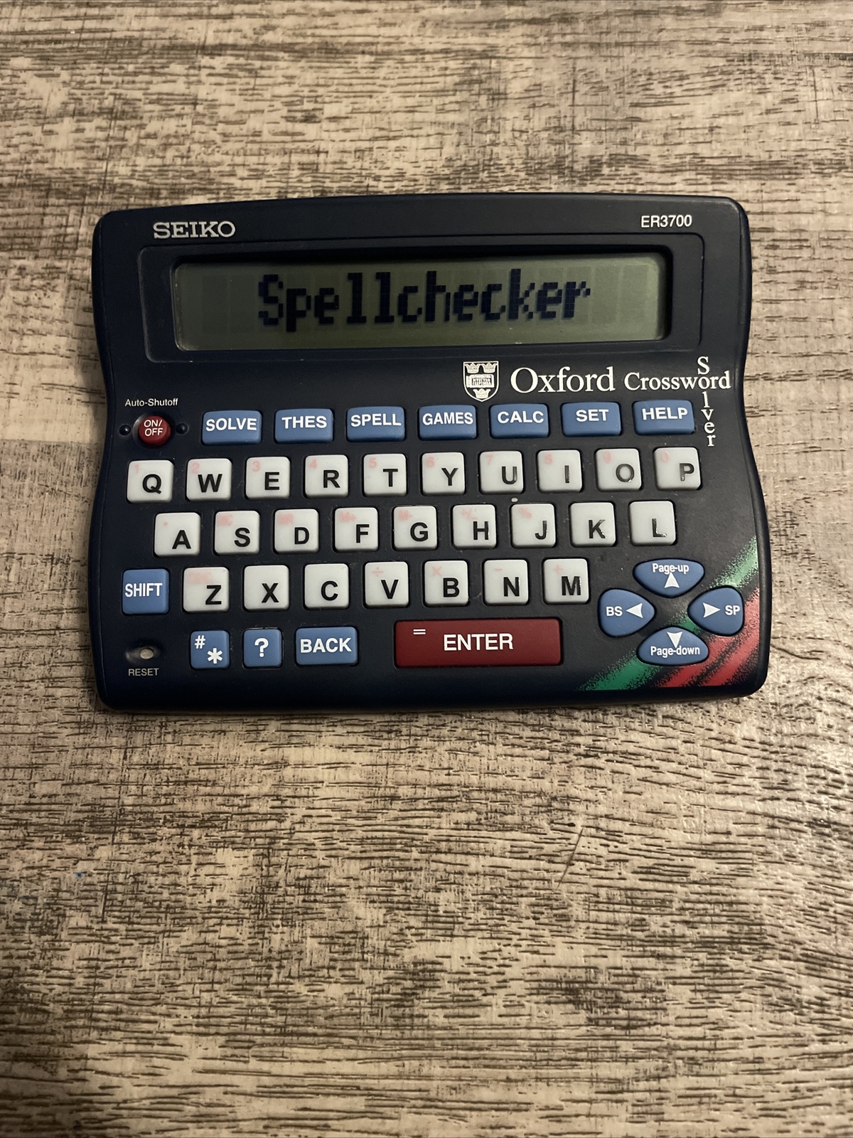 Seiko ER3700 Oxford Crossword Solver Thesaurus Spellchecker Calculator ...