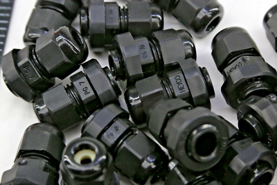 (27) Heyco PG-7 Straight Connector w/Rubber Liquid Tight Gland - Clean ...