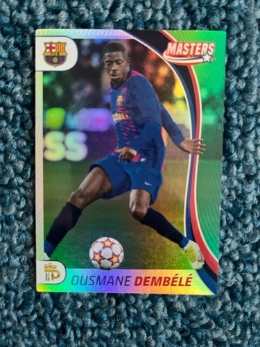 PANINI PODIUM 2021-22 BARCELONA - OUSMANE DEMBELE - GREEN PARALLEL CARD ...