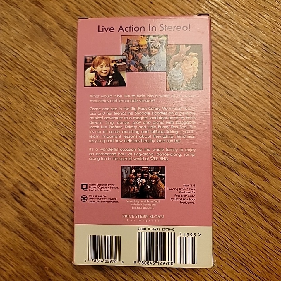 Wee Sing In The Big Rock Candy Mountains VHS Tape Price Stern Sloan ...