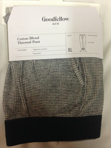 New Goodfellow & Co.Tagless Cotton Blend Thermal Pant Heather Gray | eBay
