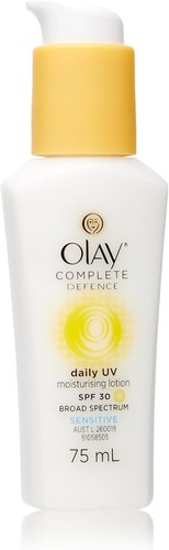 Olay Complete Defence Daily UV Moisturising Lotion Sensitive SPF30 75ml ...