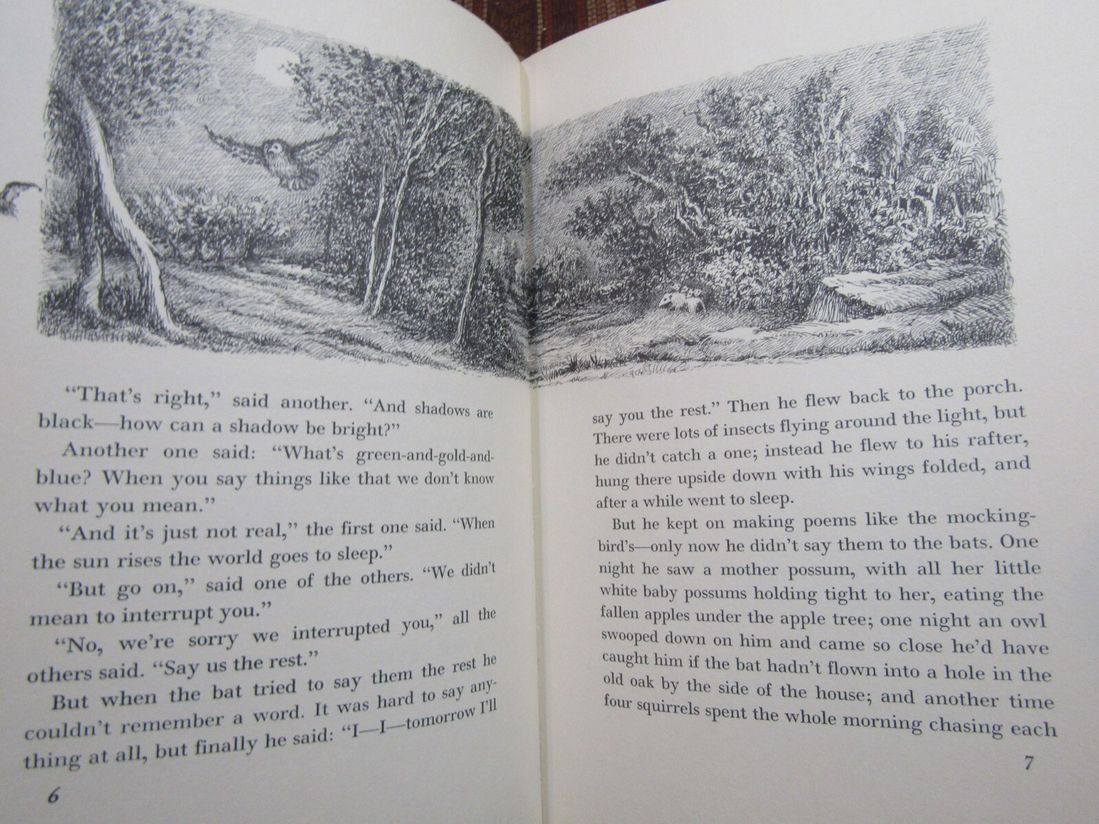 1964 Randall Jarrell THE BAT-POET Rare Children's Book Illustrated ...