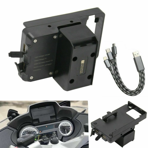 For BMW R1200RT 14-19 Mobile Phone Holder Navigation Bracket USB ...