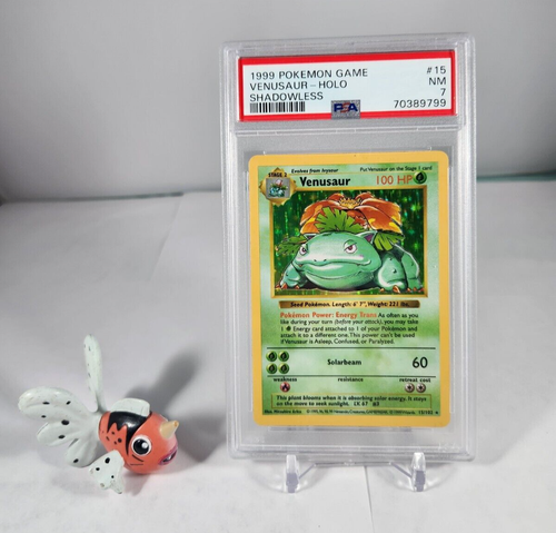 PSA 7 NM Venusaur 15/102 - Shadowless Base Set 1999 - Holo Rare | eBay