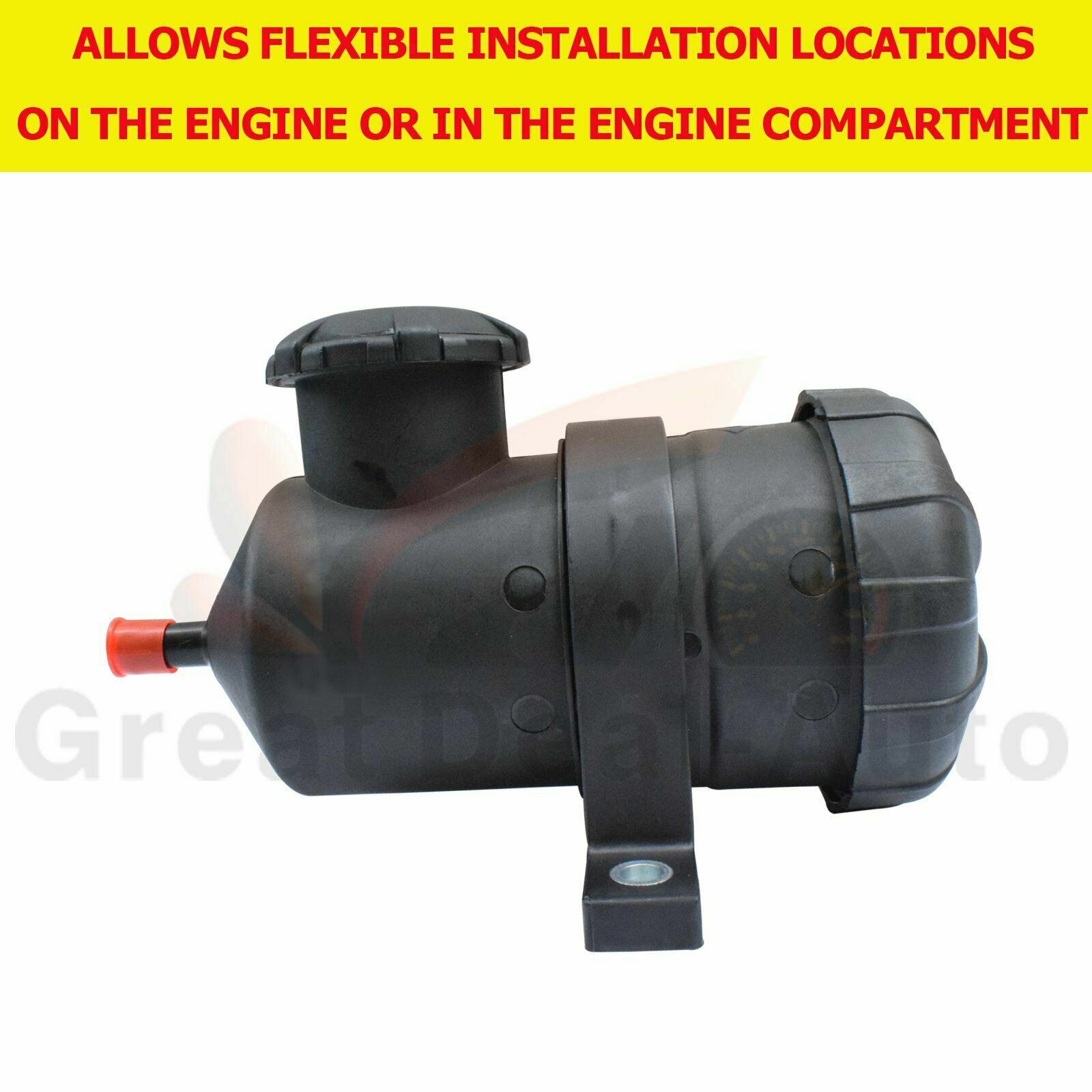 For 200 Diesel Oil Catch Can Kit Crankcase Breather Universal Kit w ...