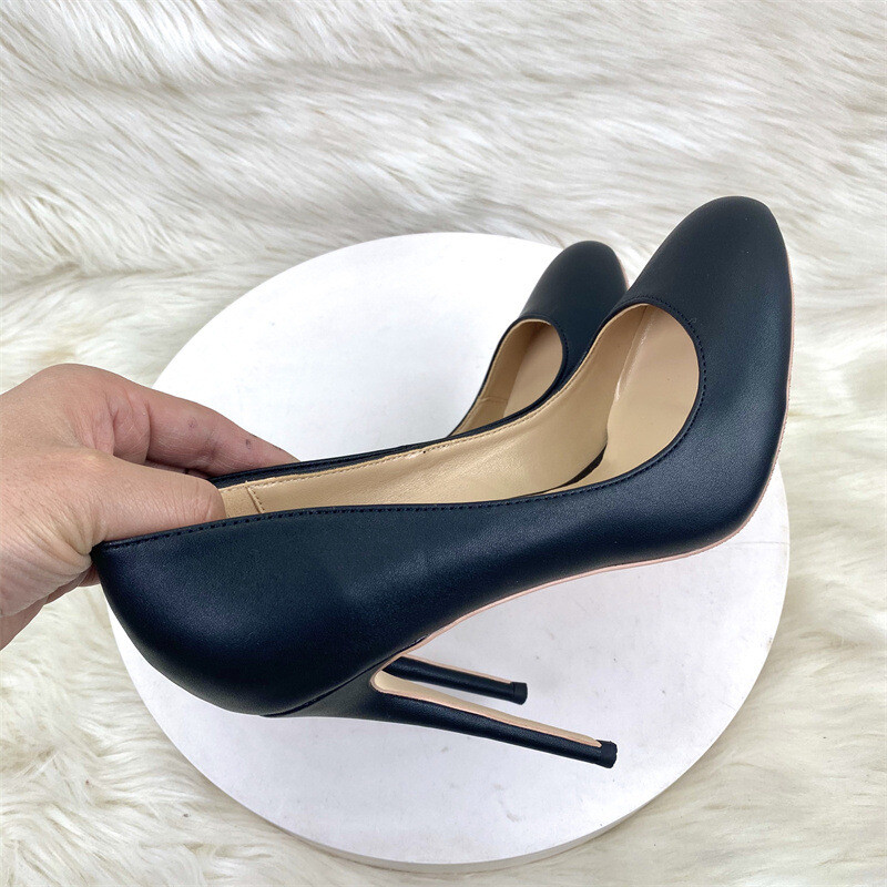 Women's Shoes Round Toe High Heels Pumps Party Work Career Heel Shoes ...
