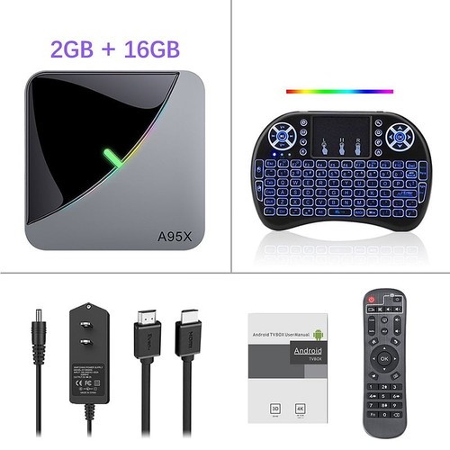 A95X F3 Air 8K RGB Light TV Box Android 9.0 Amlogic S905X3 4GB 64GB ...
