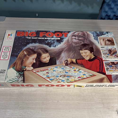 BIG FOOT Board Game 1977 - The Giant Snow Monster Game, Bigfoot RARE ...