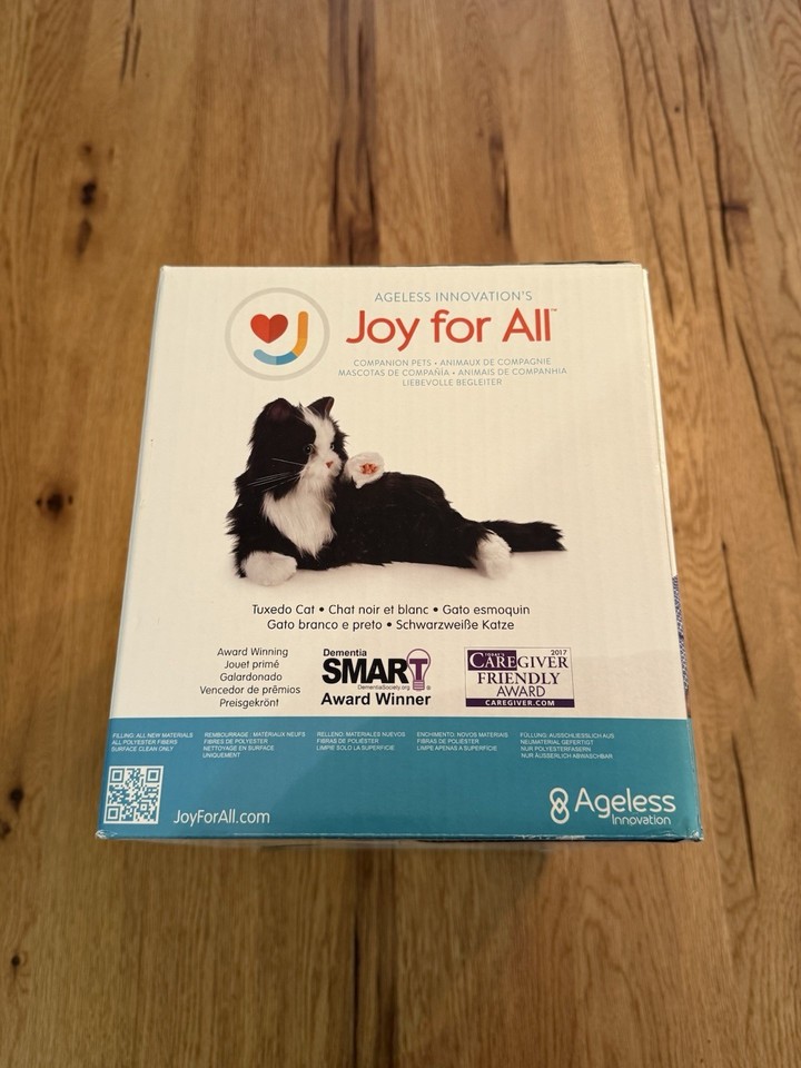 Joy For All Robotic Cat Companion Pet Sensory Interactive Friend ...