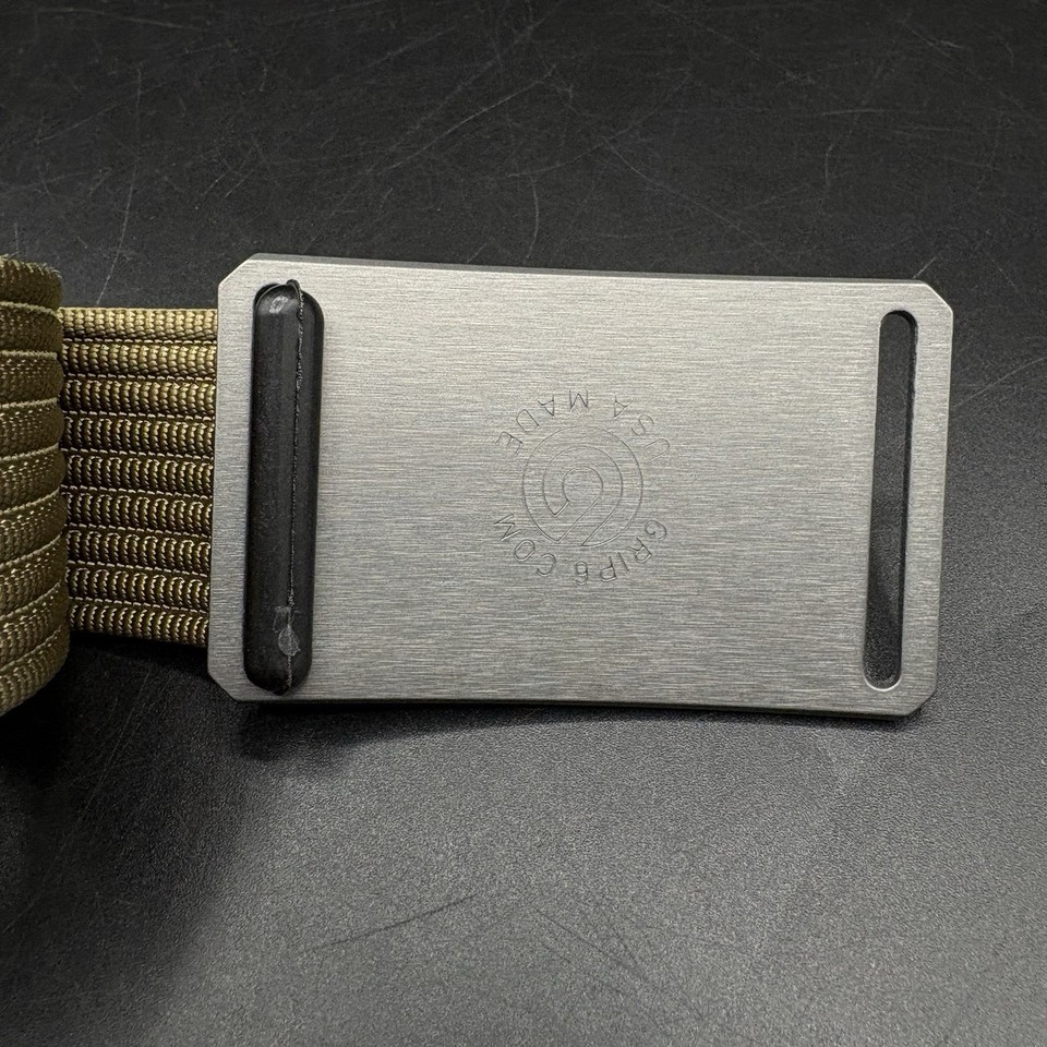 GRIP6 Grip 6 Tactical Gunmetal Web Belt With Buckle Adjustable Nylon | eBay