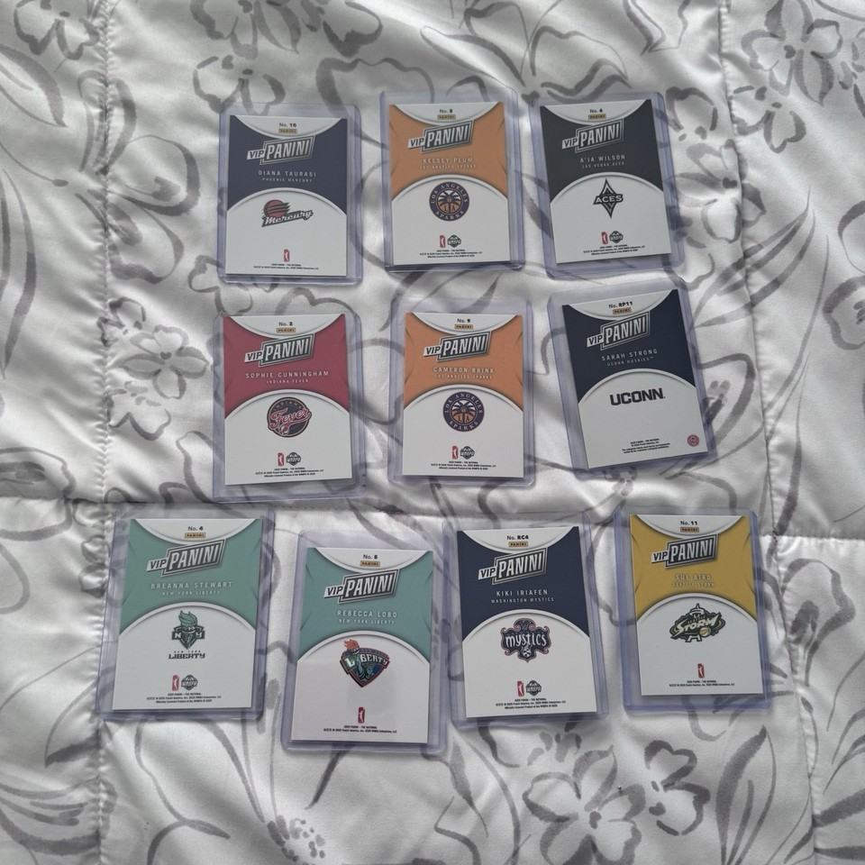2025 Panini VIP WNBA Lot of 10 Sophie Cunningham, Brink, Plum, Kiki ...