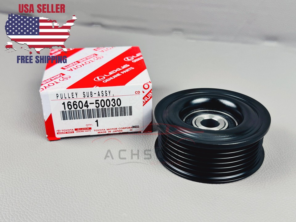 16604-50030 GENUINE OEM TOYOTA TUNDRA GS SC V8 DRIVE BELT TENSIONER ...