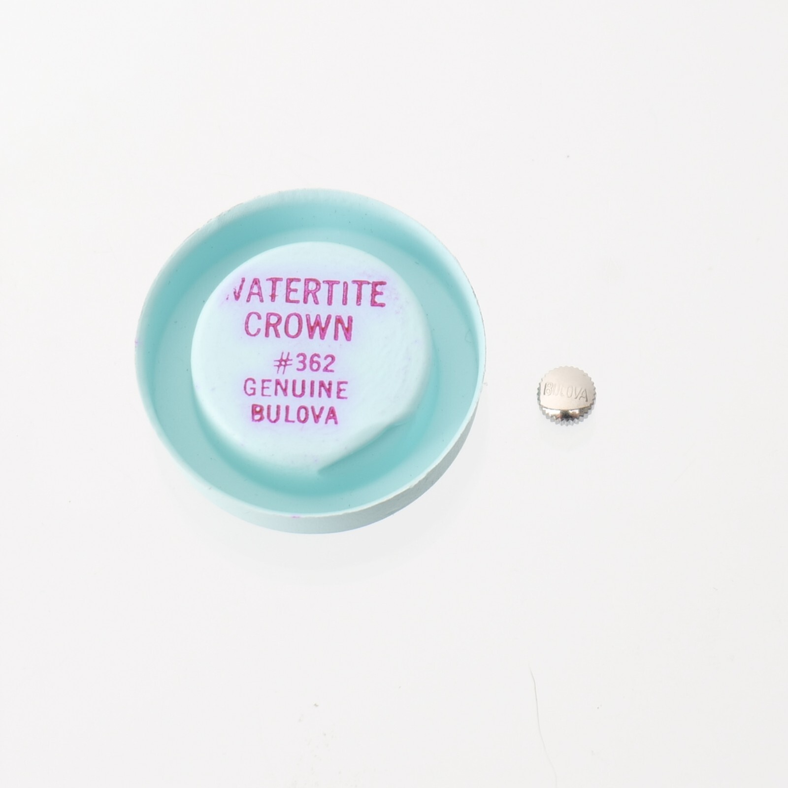 Genuine Bulova Watch Crown Part # 362 Silver Tone Watchmakers Parts (C4D23) | eBay