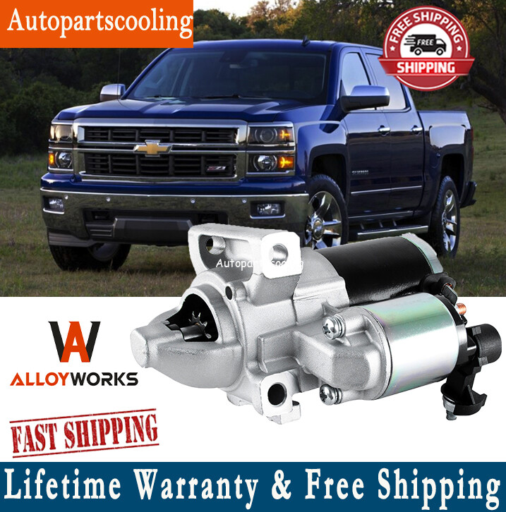 New Starter For 2014-2016 Chevrolet Silverado 1500 M000T24072 12655055 ...