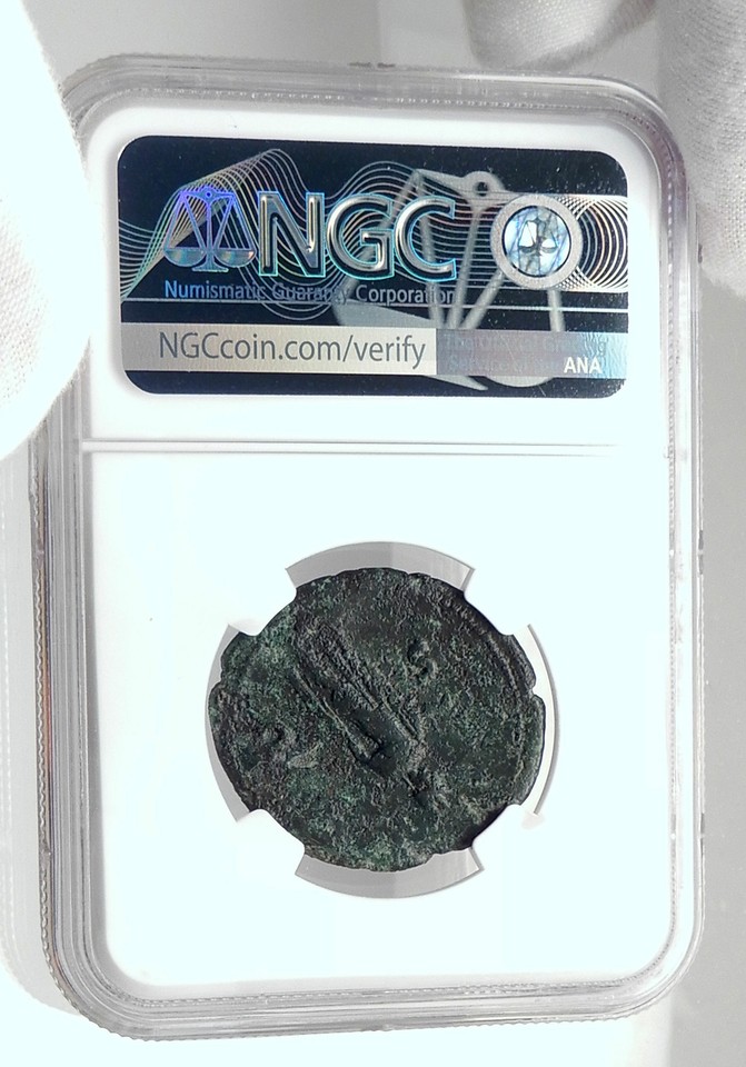 VESPASIAN Authentic Ancient 76AD Rome Original Roman Coin SPES HOPE NGC ...