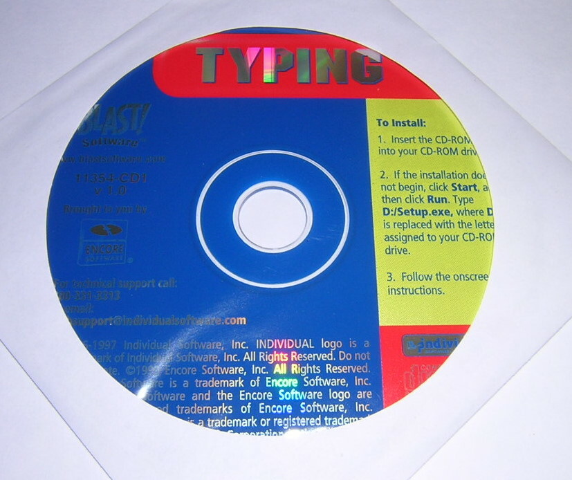 Vintage Blast! Typing Tutor Software Windows PC CD-ROM (1999) | eBay