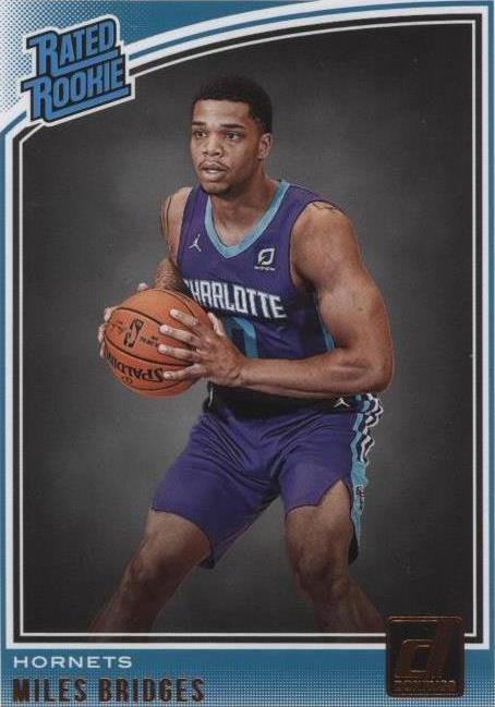2018-19 Panini Donruss - Rated Rookies Miles Bridges #172 (RC) for sale ...