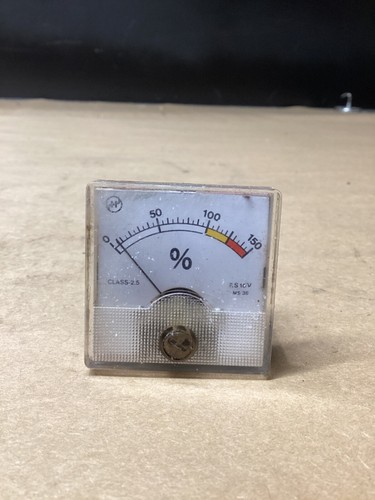 Percentage Meter, 0-150, Class 2.5, 10V #123G115 | eBay
