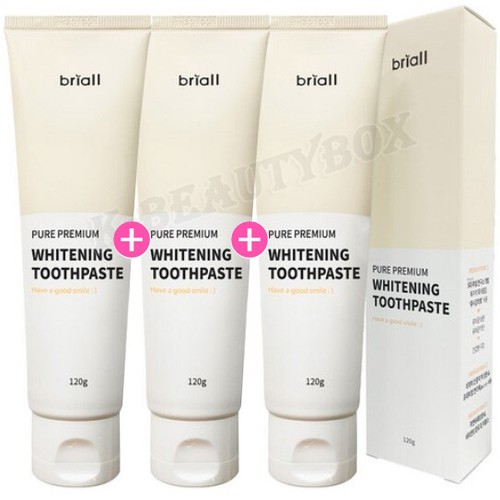 BRIALL Pure Premium Whitening Toothpaste 120g Korea No.1 whitening ...