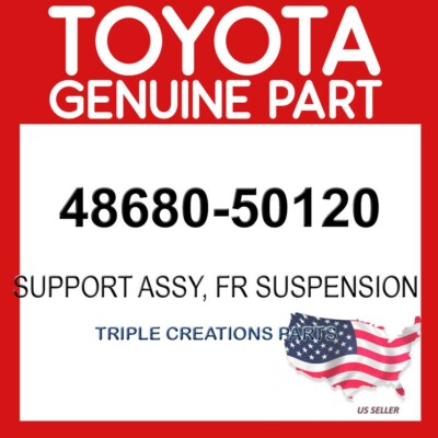 Toyota Genuine 4868050120 Support Sub-Assy Front Suspension RH/LH 48680 ...