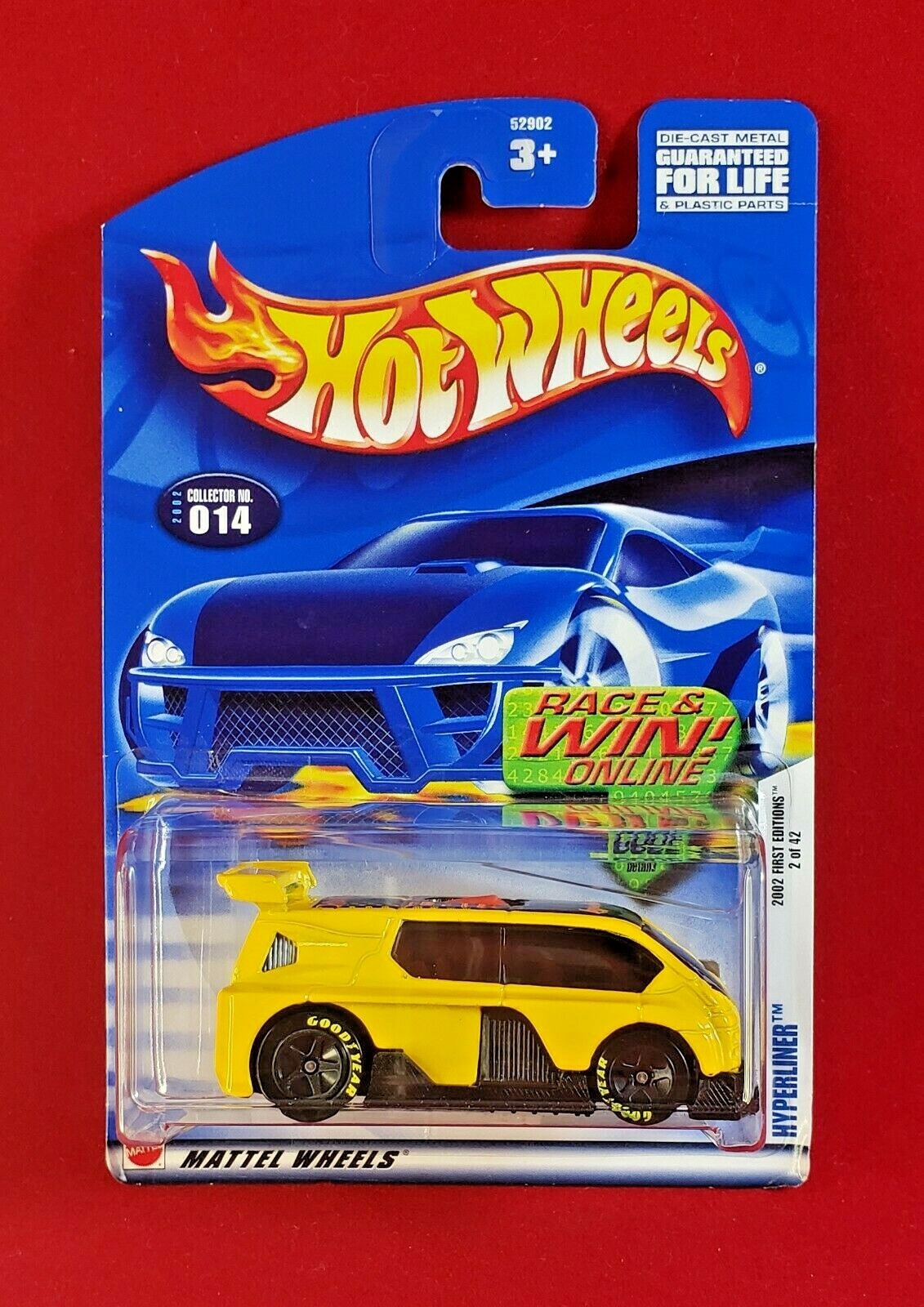 Hot Wheels 2002 First Editions Series Hyperliner #2 of 42 Collector No ...