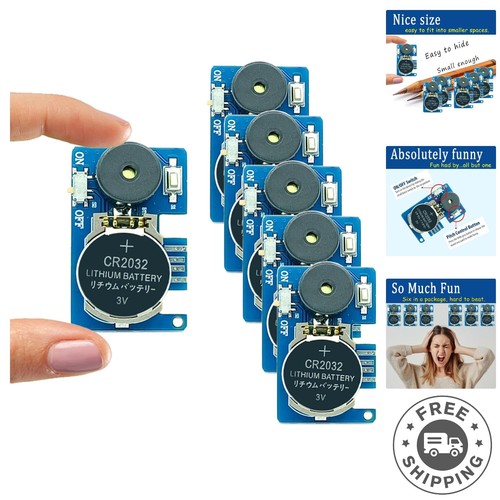 6 Pcs Noise Maker Prank Set - Lasting Beeping Devices for Hilarious ...