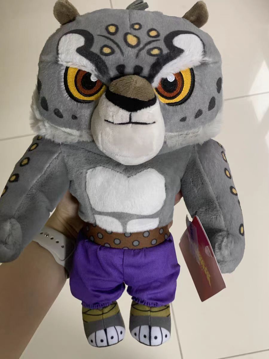 Kung Fu Panda Tai Lung Toy 2008 Mattel Kung Fu Panda Tai Lung 9" Plush