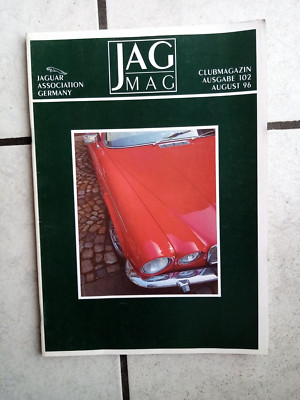 Jag Mag (Jaguar Magazin) Heft /Clubausgabe Nr. 102 August 1996 | eBay.de