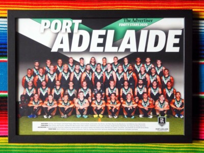 Framed 2020 PORT ADELAIDE POWER AFL Poster - 62cm x 44.5cm x 3cm | eBay ...