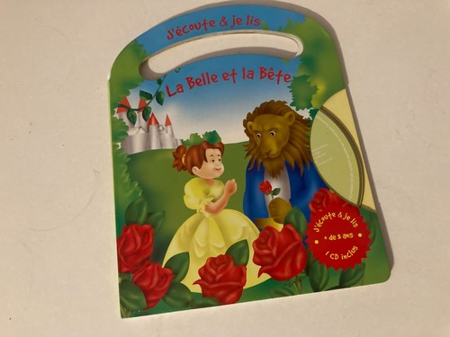 J'ecoute & Je Lis La Belle Et La Bete Book & CD Set! French Kids Read ...