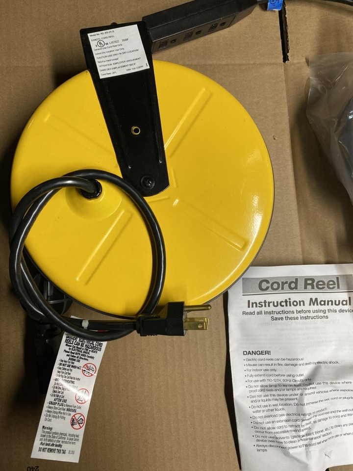 R2-KB-2FLS- CORD REEL WITH LAMP | eBay