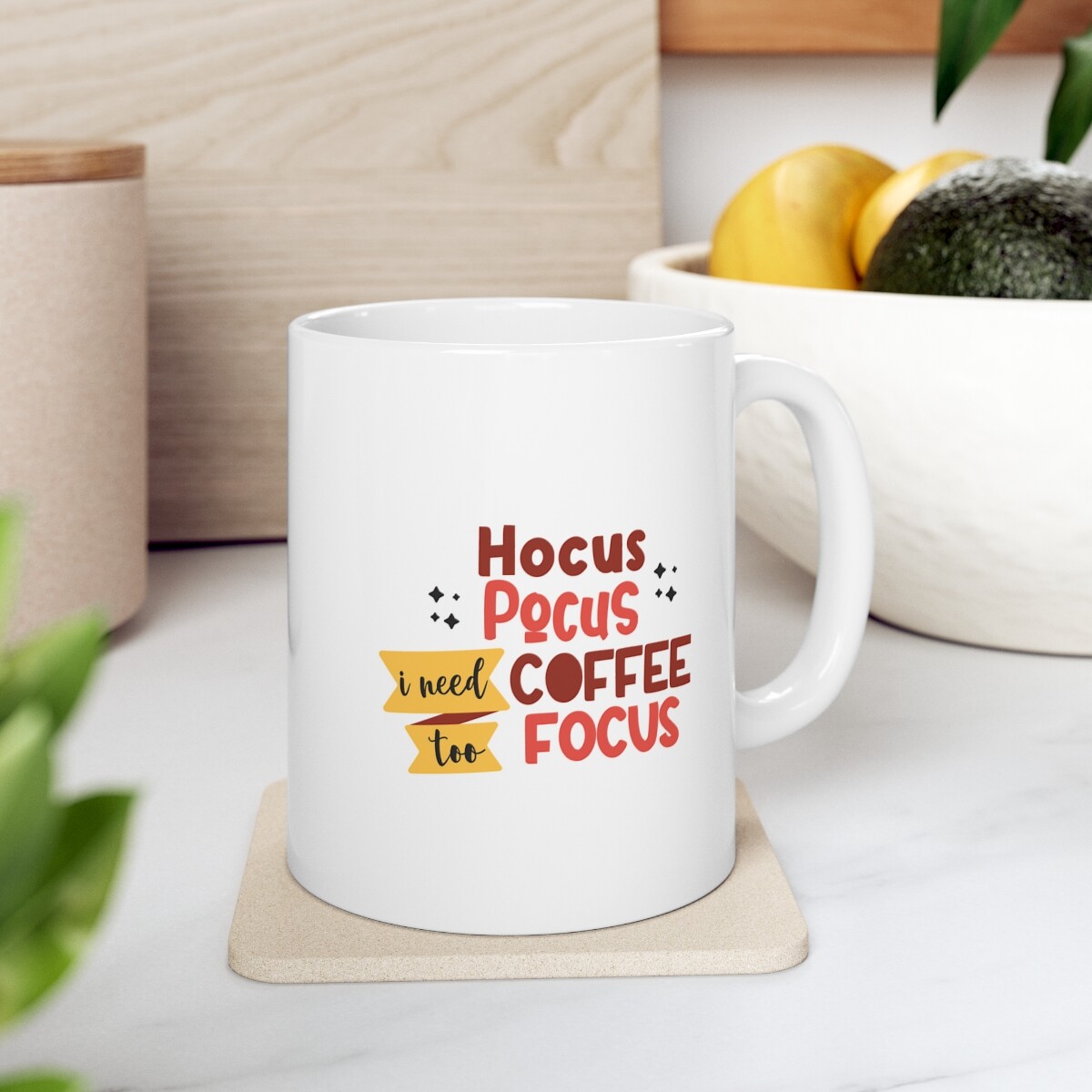Funny Hocus Pocus I Need Coffee To Focus Ceramic Mug 11oz - Printed in USA | eBay